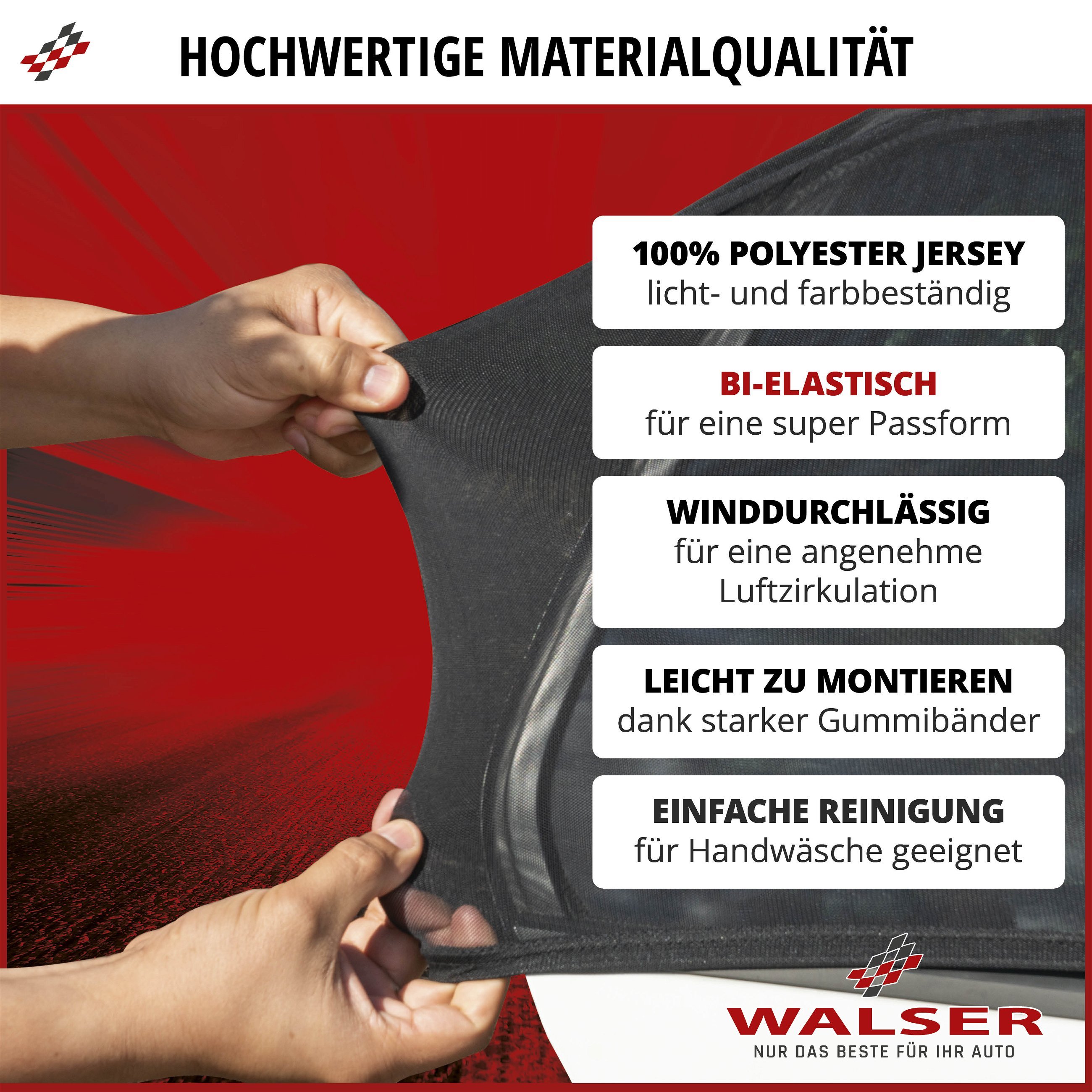 Sonnenschutz Window Sock Premium, 2er Set Sonnenblenden-Seitenscheibe ...