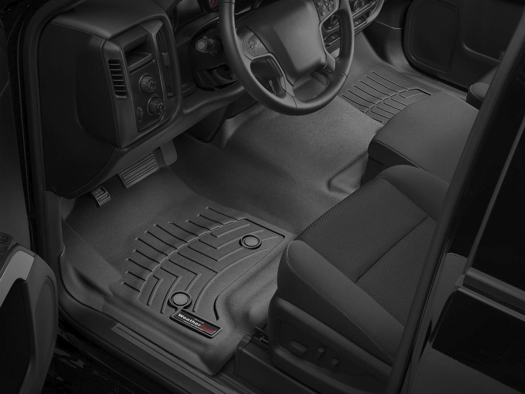 Rubber mats WeatherTech for Mercedes Benz GLB X247 07 2019 Today GLA H247 02 2020 Today 2 front mats 2 front mats 77066