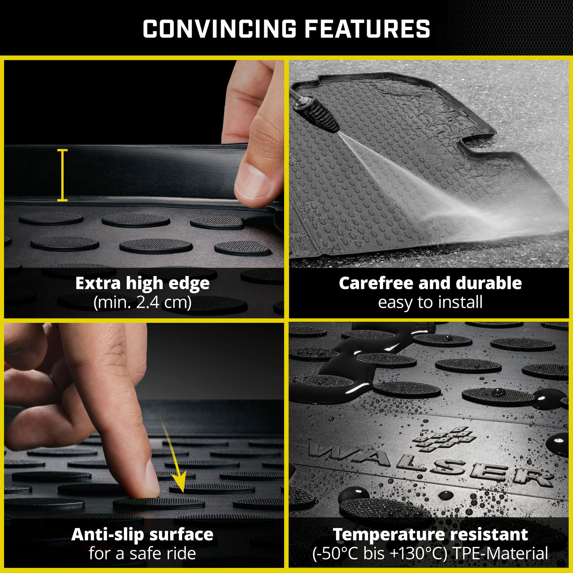 XTR Boot Liner for VW T-Roc (A11, D11) 07/2017-Today, lower loading ...