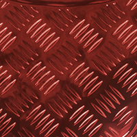 Car Rubber mats Metallic checker plate look blue maxi | Blue | 28022