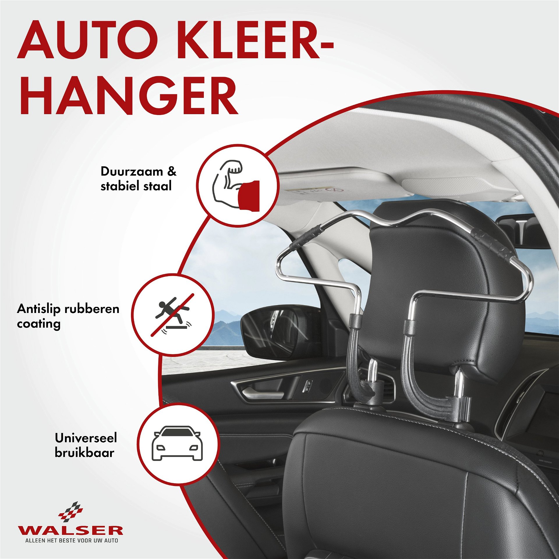 Auto kleerhanger, kleerhanger voor in de auto, auto reis kleerhanger ...