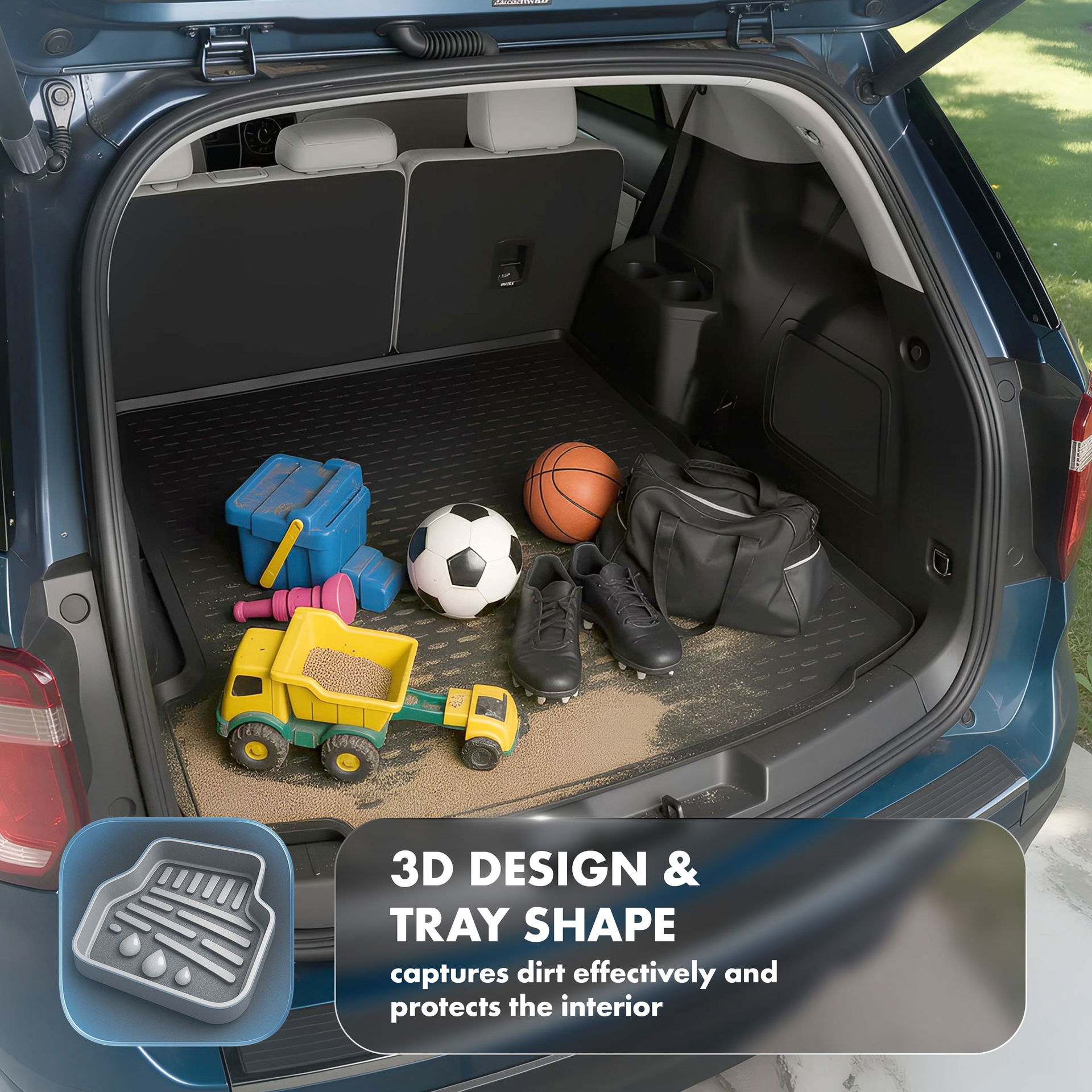 XTR Boot Liner for Fiat Grande Panda (325) 10/2024-Today, Electric ...