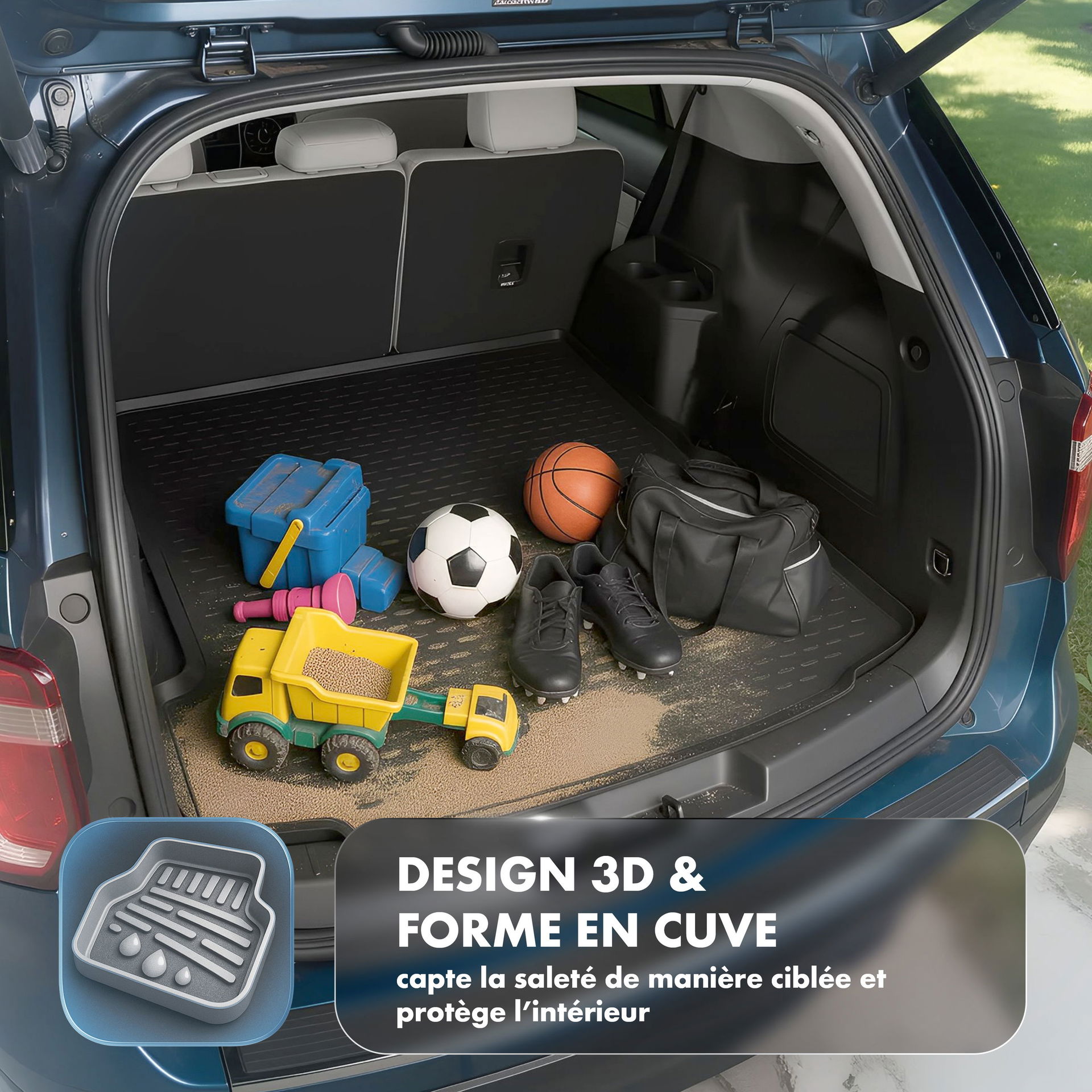 Bac de Coffre XTR pour Cupra Formentor (KM7, KMP) 2024-auj., plancher ...