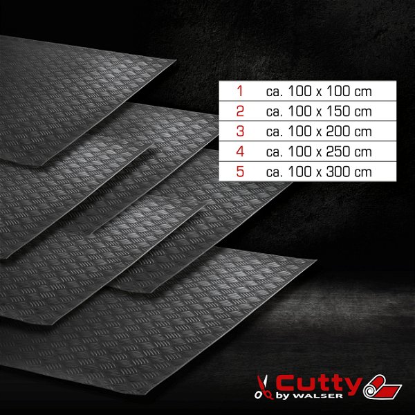 Automat Odin geribbeld, op maat gesneden automat 300x100 cm, universele ...