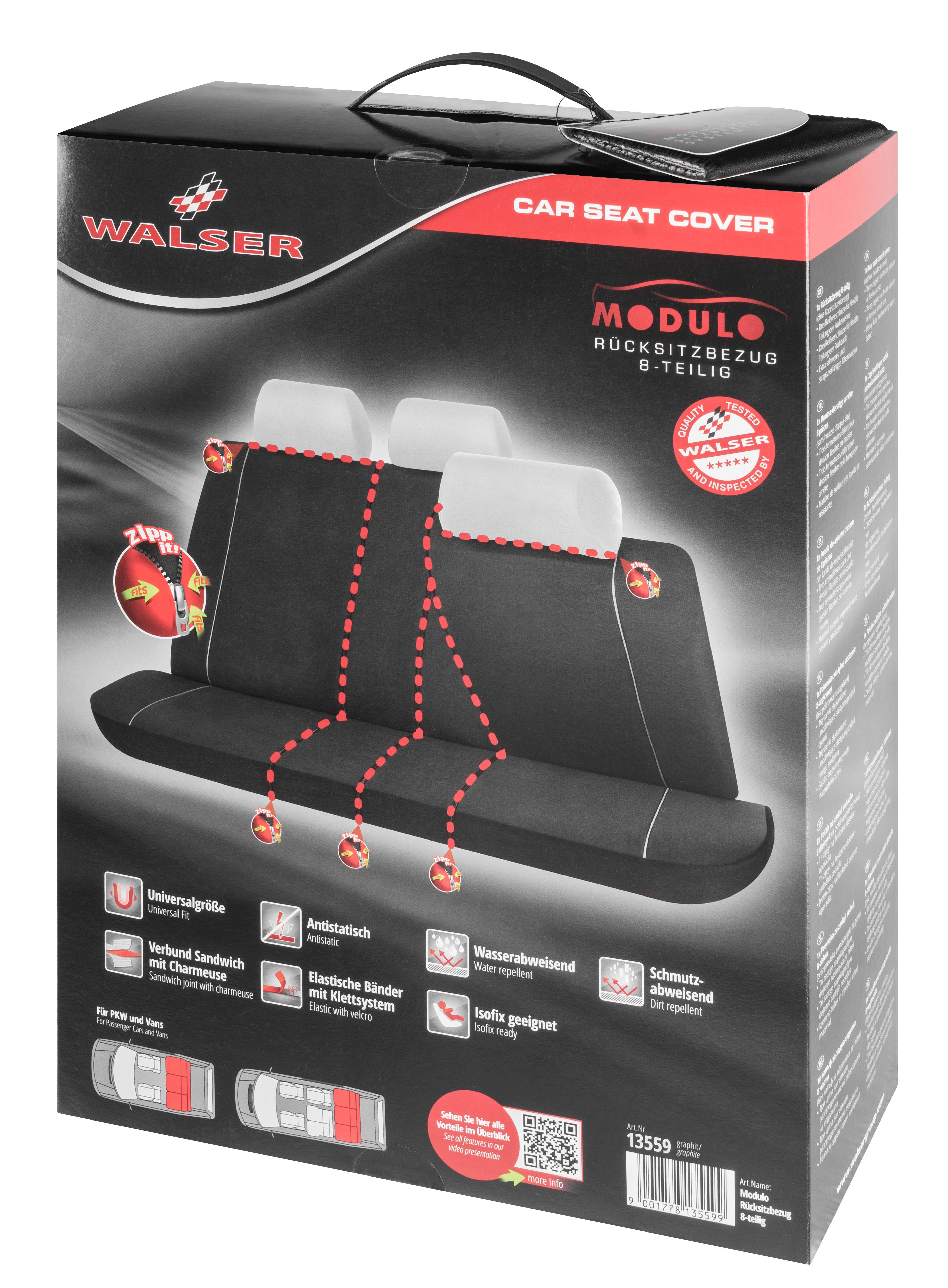 Autositzbezug Modulo für Rücksitzbank 8-teilig | Autositzbezug Modulo ...