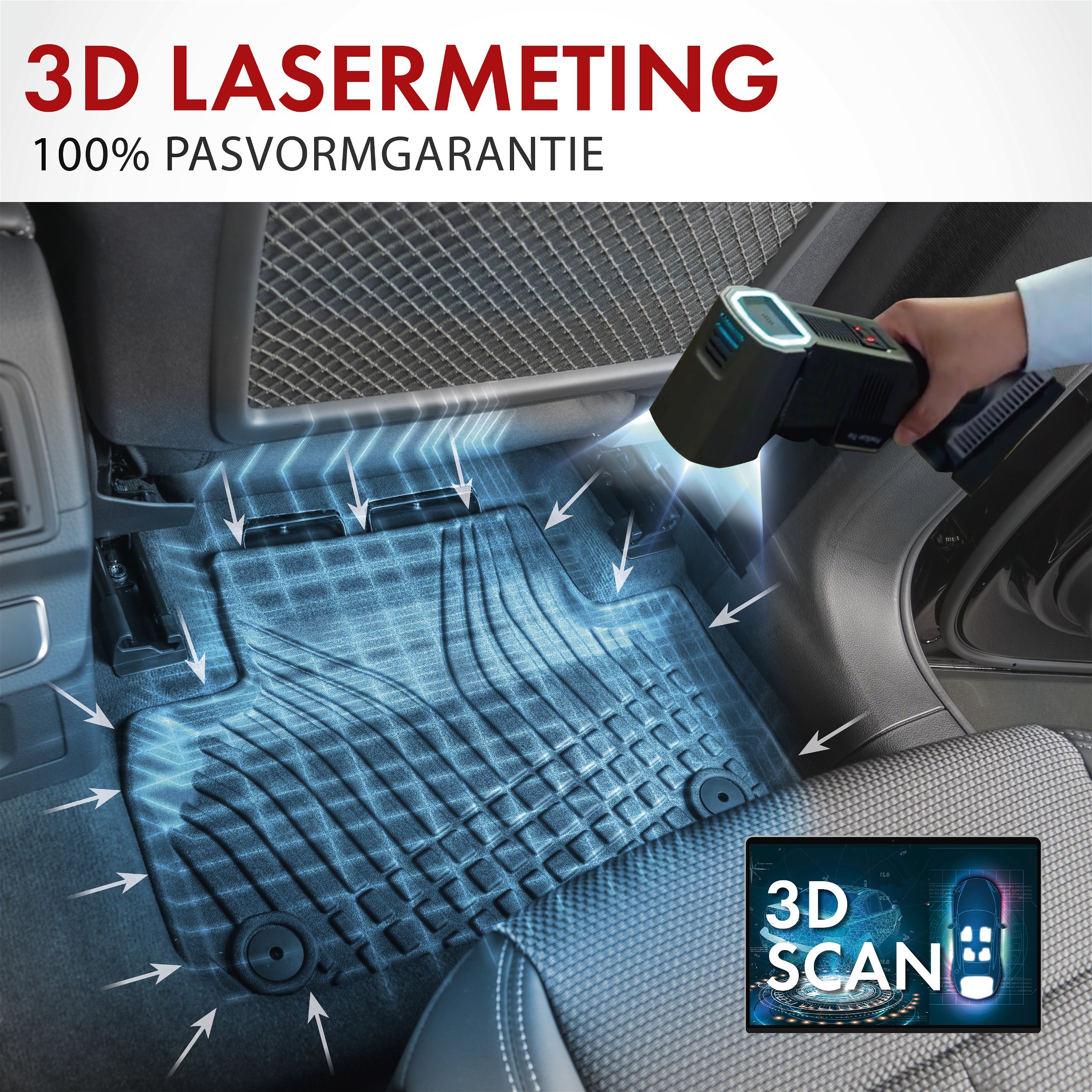 Premium rubberen matten Roadmaster voor Dacia Duster (HM) 2021-Vandaag ...