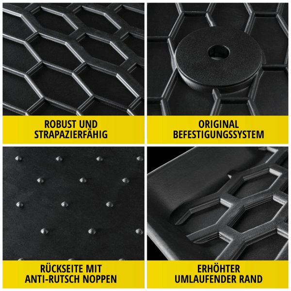 Gummimatten DirtGuard für Toyota C-HR 10/2016-Heute | Gummimatten ...