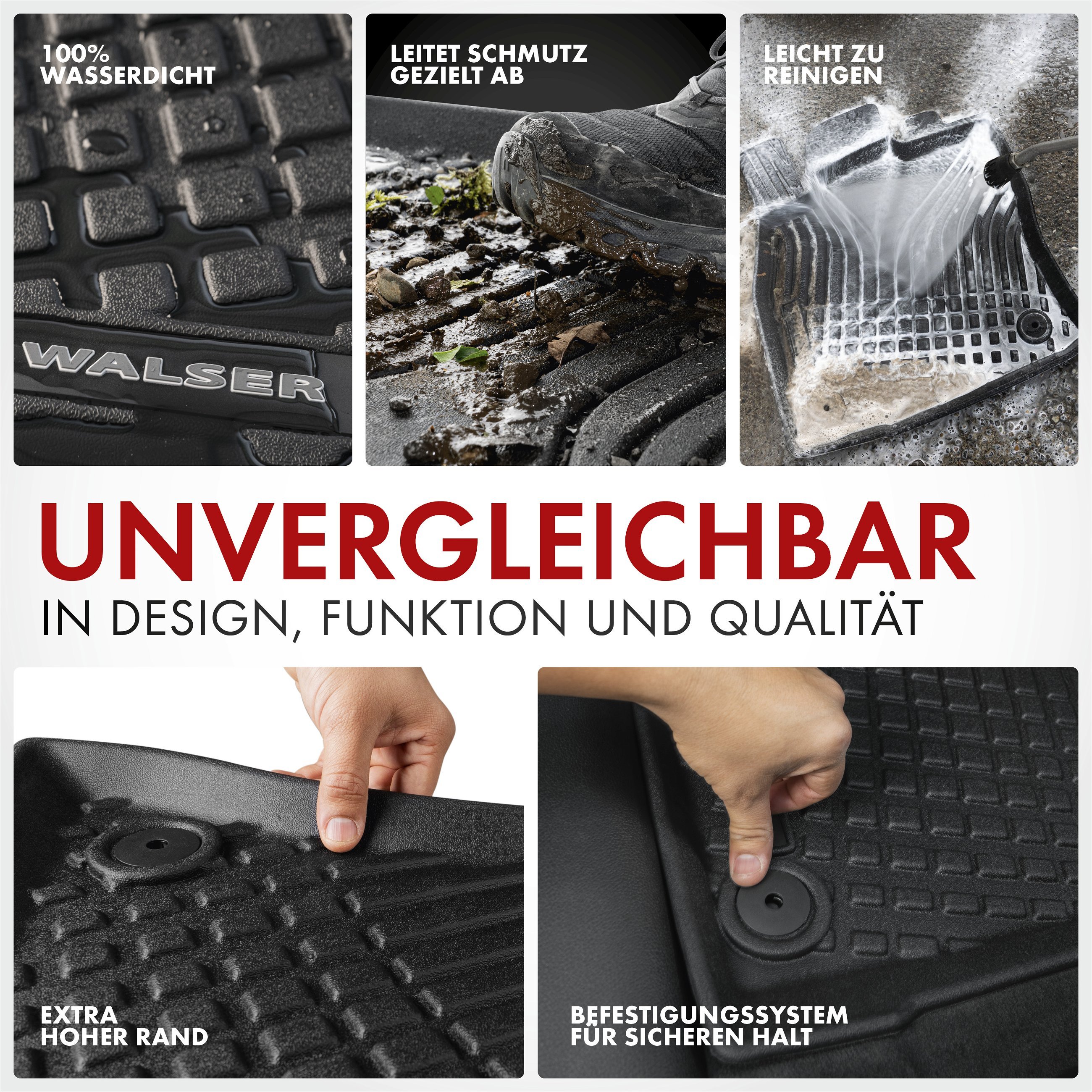 Premium Gummimatten Roadmaster für Tesla Model 3 (5YJ3) 01/2017-Heute ...