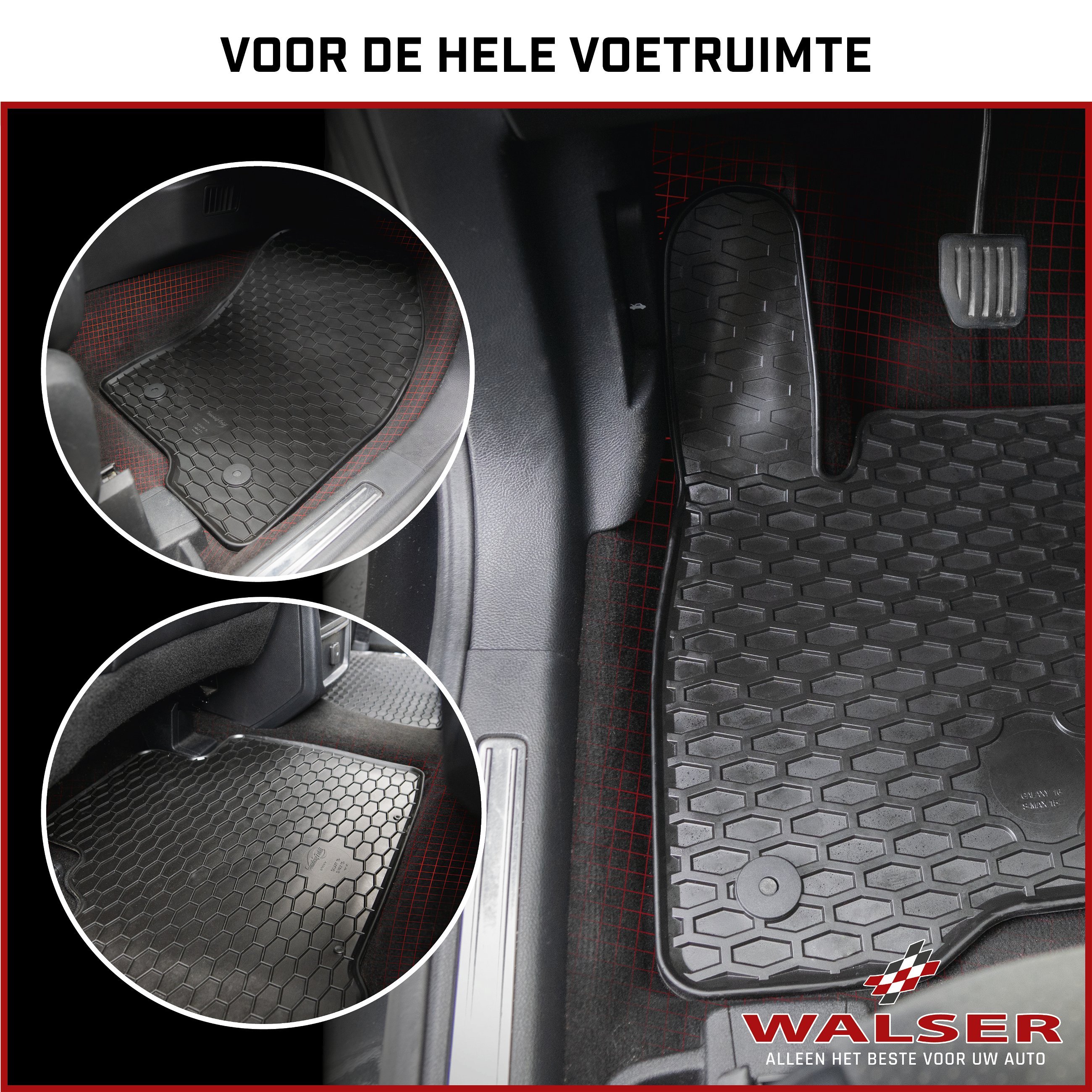 DirtGuard rubberen voetmatten geschikt voor Peugeot 308 SW III/Citroen ...